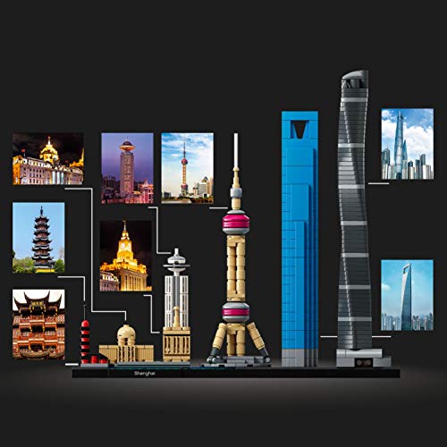 LEGO 21039 Architecture Shanghai Model Building Set with the Shanghai ...