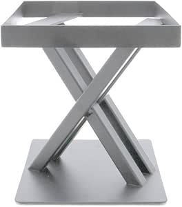 Amazon.com: Satin Nickel Meta 7 3/4 Sq x 9 H Square Metal Stand 1 Ct ...