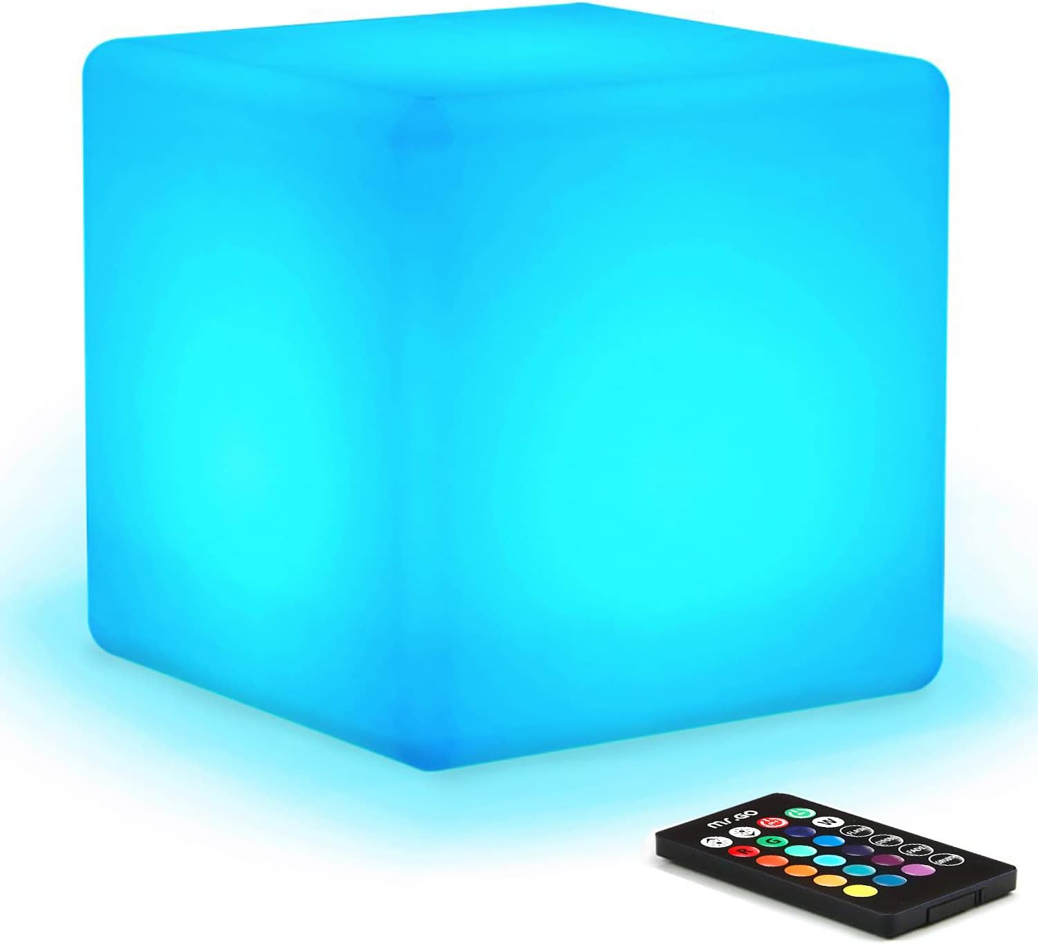 Amazon.com: Mr.Go Rechargeable LED Color-Changing Light Cube 8 ...