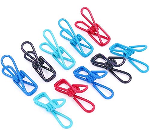 Right Products Multi-Purpose Windproof Clothespin Wire Clips Clothes ...