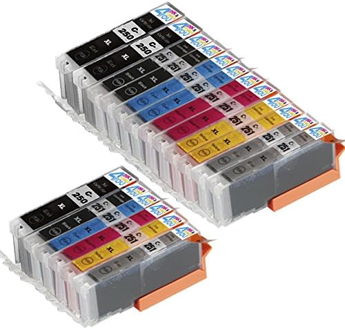 18 Pack - Compatible Ink Cartridges for Canon PGI-250 & CLI-251 XL ...