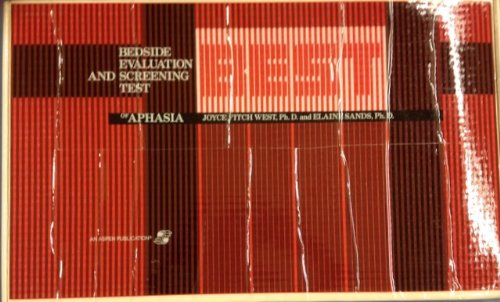 Bedside evaluation and screening test of aphasia: BEST / c Joyce Fitch ...