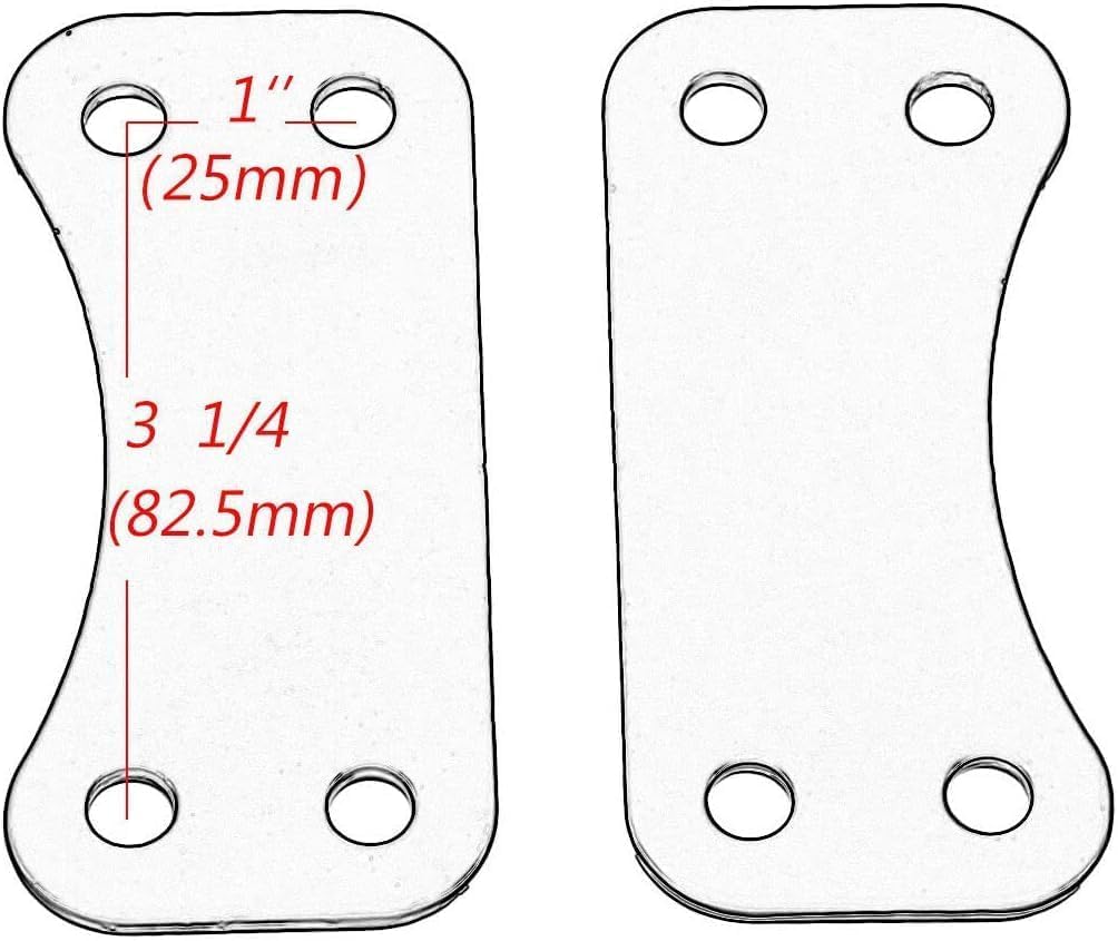 Snapklik.com : VPZMT Front 21 Wheel Fender Risers Brackets/Lift ...