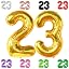 Amazon.com: KatchOn, Purple 23 Balloon Numbers - Big, 40 Inch | 23 ...