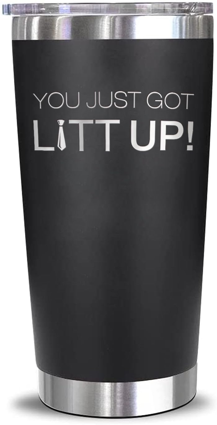 Amazon.com | You Just Got Litt Up! Tumbler - Louis-Litt - Harvey-Specter - Suits1 Mug - Funny ...