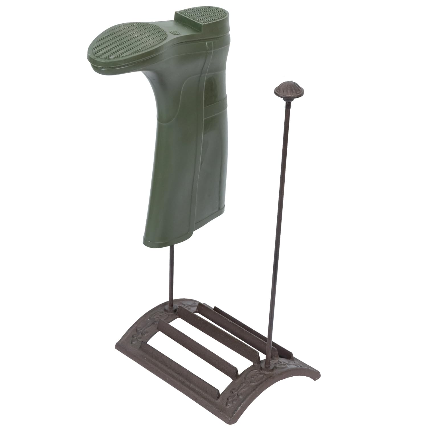 Amazon.com: MyGift Vintage Dark Brown Cast Iron Shoe Scraper with Tall ...