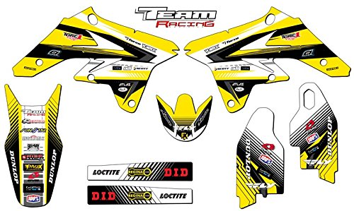 Team Racing Graphics kit Compatible with Suzuki 2007-2009 RMZ 250 ...