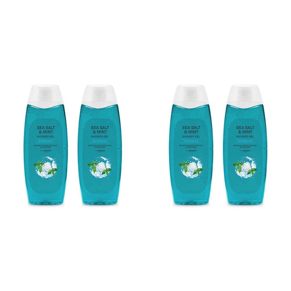 by Amazon Sea Salt & Mint Shower Gel, 2 x 500ml (Pack of 2) : Amazon.co ...
