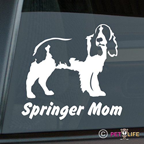 Springer Mom Sticker Vinyl Auto Window Spaniel English : Amazon.in: Car ...