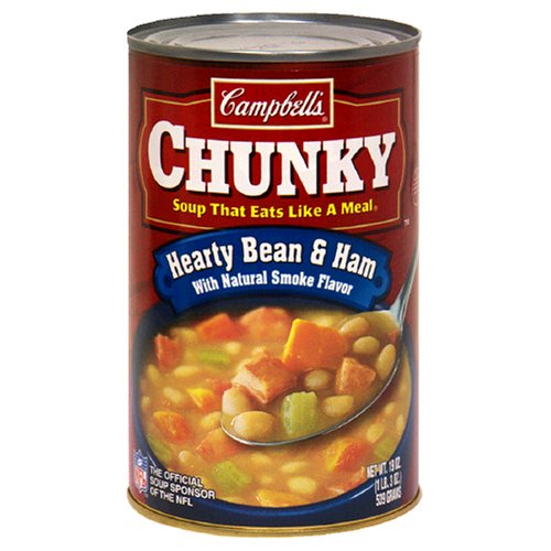 Amazon.com : Campbell's Chunky Hearty Bean & Ham Soup 19 oz : Grocery ...