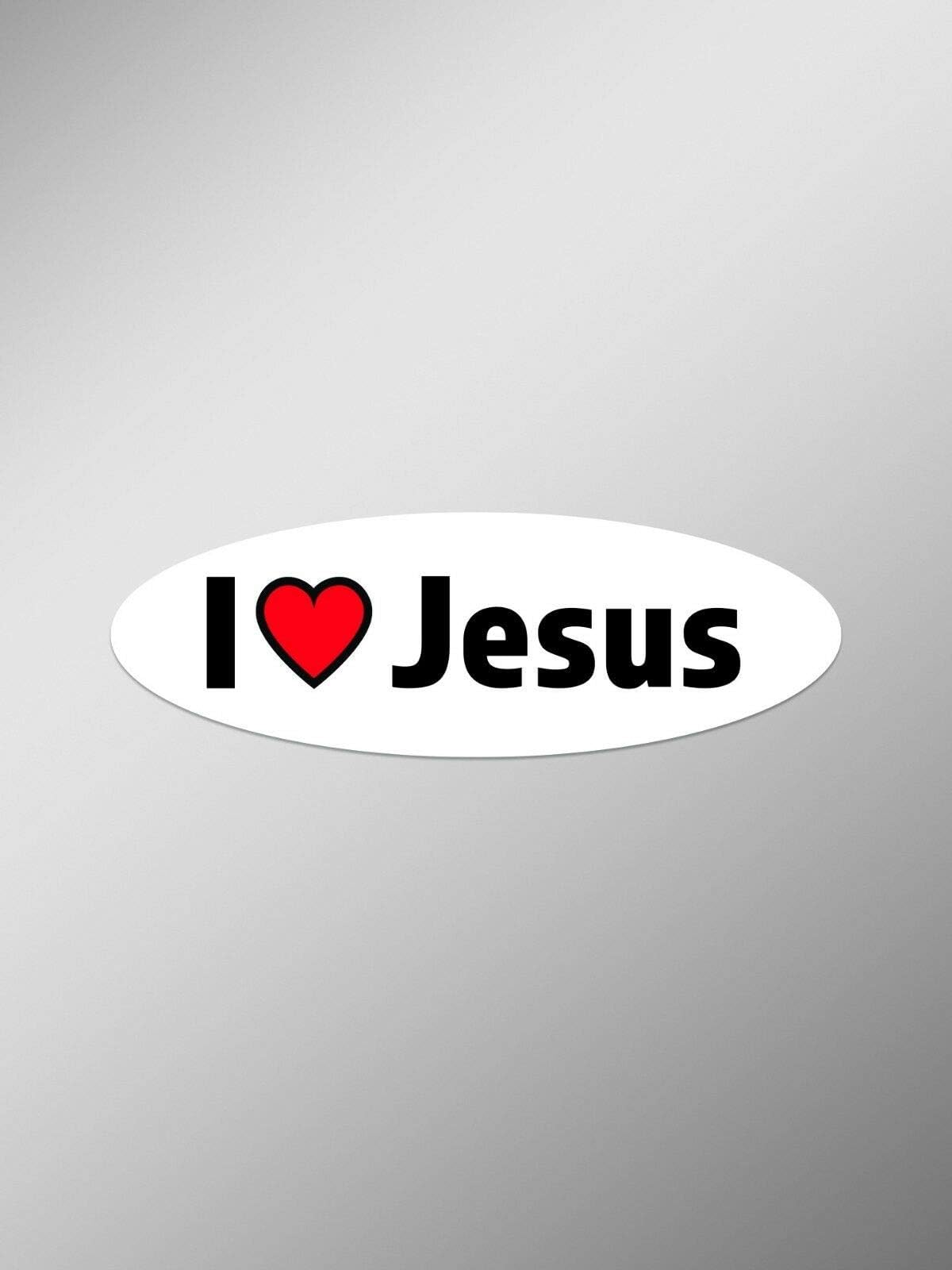 Amazon.com - Rogue River Tactical I Love Jesus Sticker Religious ...
