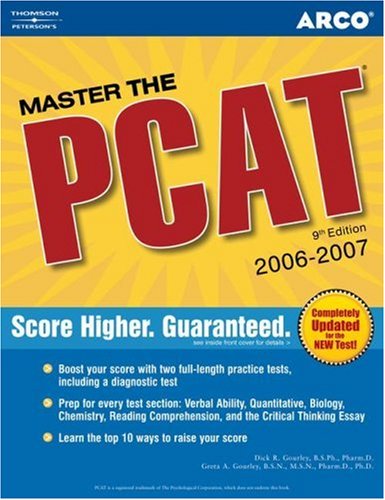 Buy Master the PCAT: 2006-2007 (ARCO MASTER THE PCAT) Book Online at ...