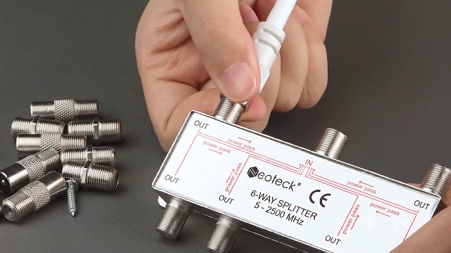 Watch Neoteck 6-Way Coax Cable Splitter on Amazon Live