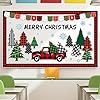 Amazon.com: Christmas Bulletin Board Decoration Set Merry Paper Cutouts ...