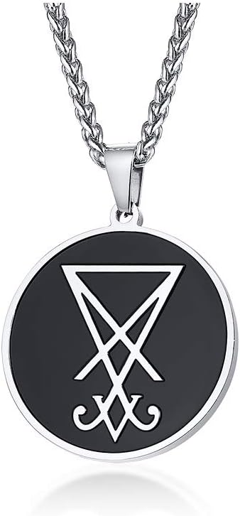 Stainless Steel Satanic Luciferian Necklace with Nepal | Ubuy