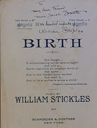 Birth: William Stickles: Amazon.com: Books