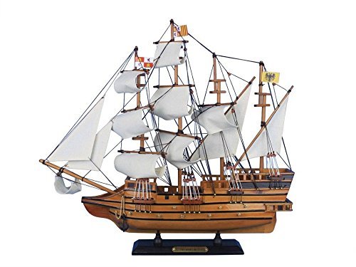 Amazon.co.jp: おもちゃ Mel Fisher's Atocha 20" - Model モデル Boat - Wooden ...