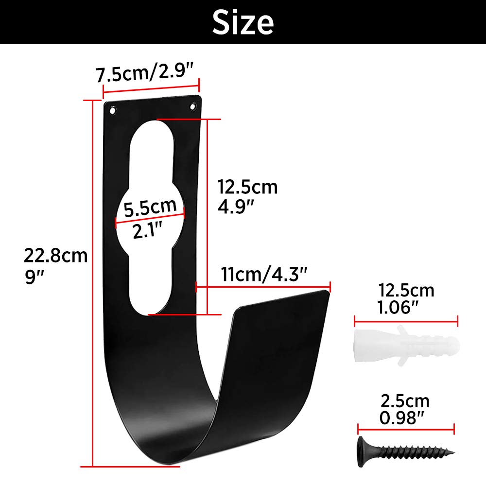 Snapklik.com : BIGTEDDY - 2X Garden Hose Hanger Heavy Duty Wall Mount ...