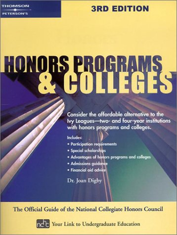 Amazon.com: Peterson's Honors Programs: 9780768910681: Joan Digby: Books