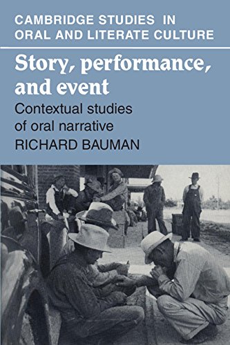 Amazon.com: Story, Performance, and Event: Contextual Studies of Oral ...