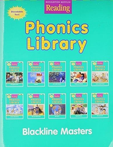 Houghton Mifflin Reading Phonics Library Blackline Masters/Take-Home ...