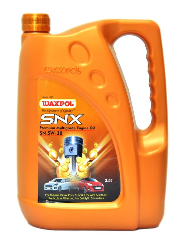 SNX Premium Multigrade Engine Oil SN 5W 30 3.5L : Amazon.in: Car ...