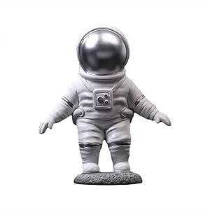 Amazon.com: Family Sculptures Astronaut Figurine Decor Polyresin ...
