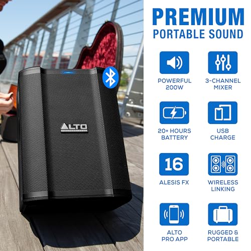 Snapklik.com : Alto Professional Busker 200W Portable PA Speaker System
