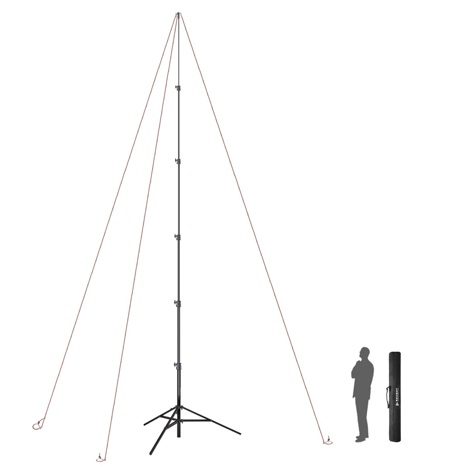 Amazon.com : RAUBAY 24' Tall Tripod Stand, Extreme Tall Heavy Duty ...
