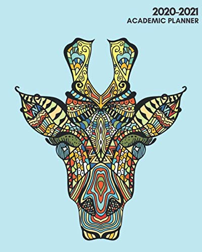 2020-2021 Daily Planner Mandala Giraffe Academic Planner: Giraffe ...