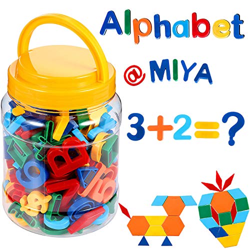 Buy 137 Pieces Magnetic Letters Numbers Alphabet Fridge Magnets and ...