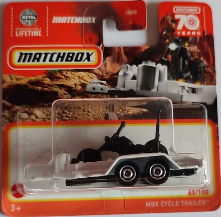Matchbox MBX Cycle Trailer 63/100 Series 2023 with / with Chopper ...