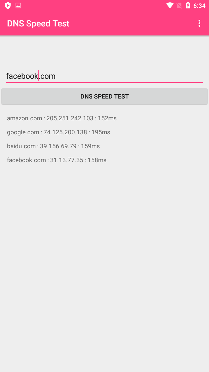 DNS Speed Test - App on Amazon Appstore