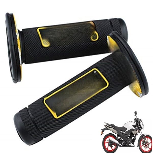 GadiBike Bike Universal Handle Bar Grip for Universal for Bike (Yellow ...