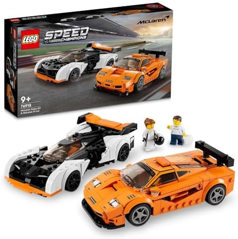 LEGO 76918 Speed Champions McLaren Solus GT & McLaren F1 LM, 2 Iconic ...