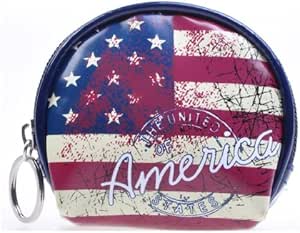 Amazon.com: Robin Ruth Canvas Bags & Wallets USA Flag Collection (PVC ...