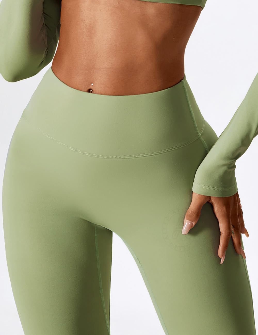 Snapklik.com : Womens Scrunch Flare Leggings Butt Lift High Waisted ...