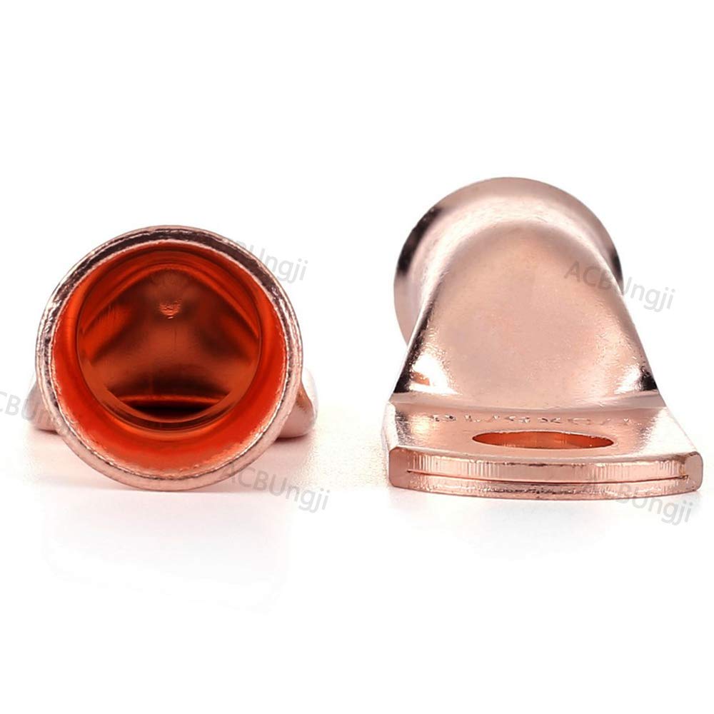 Snapklik.com : ACBungji 100 Pcs Copper Wire Lugs Battery Cable End Kit ...