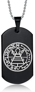 YLYYJ Personalized Secret Seal of King Solomon Necklace for Men Women ...