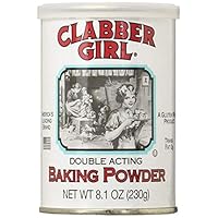 Amazon.com : Clabber Girl Baking Powder - 8.1 oz can (3) : Grocery ...