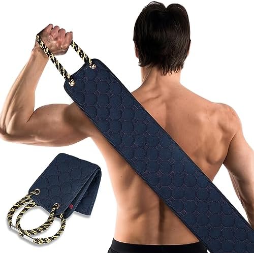 Amazon.com : Exfoliating Back Scrubber with Handles, 39 Inch Double ...