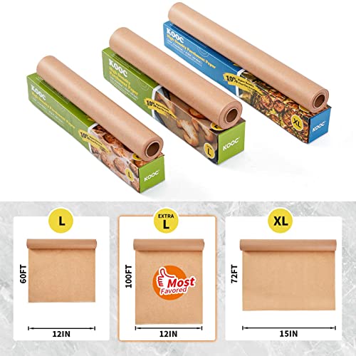 Snapklik.com : Premium 60-Feet Parchment Paper Roll - 12-Inch Width ...
