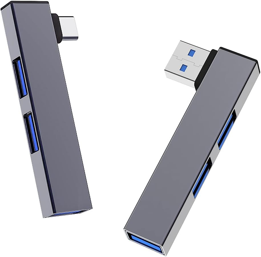 Amazon.com: USB Hub, 3-Port USB Hub with USB 2.0 Port and USB 3.0 Port ...
