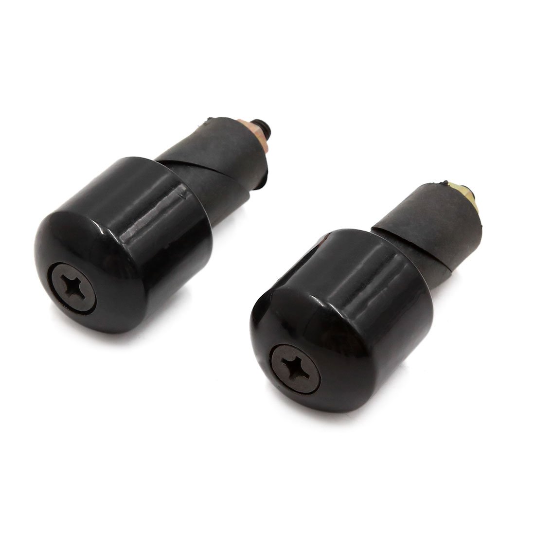 Amazon.com: uxcell 2pcs 17mm Black Motorcycle Anti Vibration Handle Bar ...
