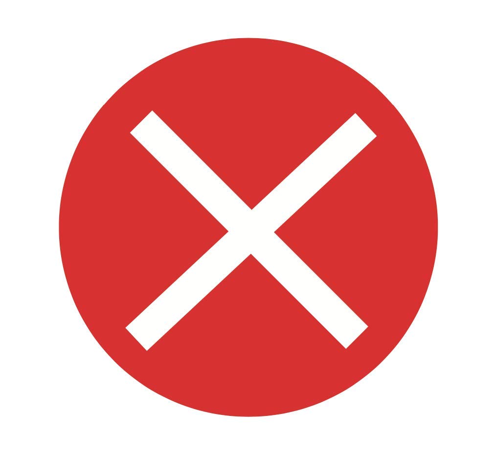 Red Cross Vinyl Desk/Table Stickers - 150x150mm Social Distancing for ...