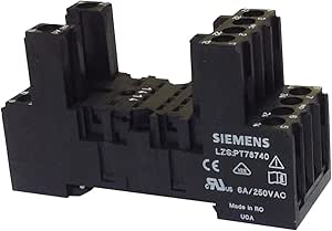 Siemens LZS:PT78740 Base for Relay with 4 Changeover Contacts, White ...