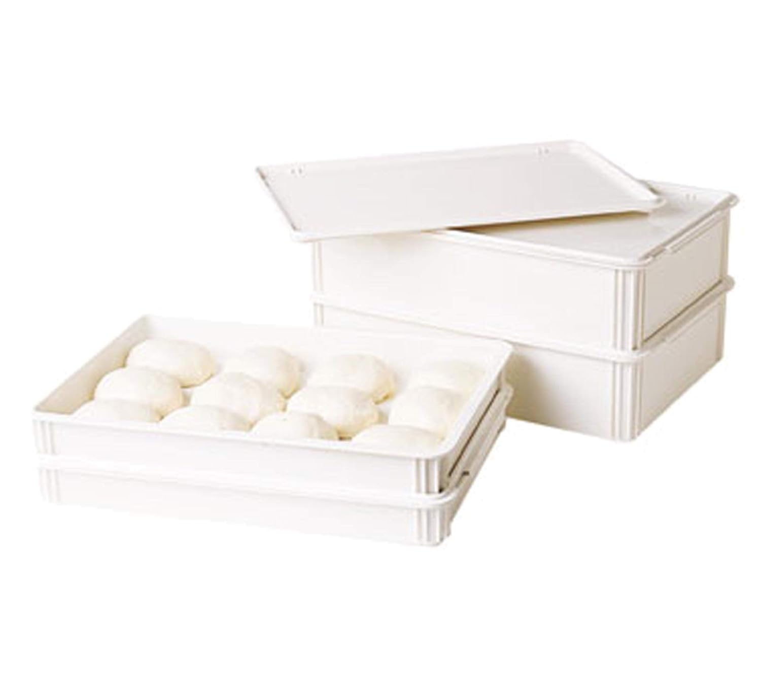 Amazon.com: Cambro DBC1826CW148 White 18" x 26" Pizza Dough Box Cover ...