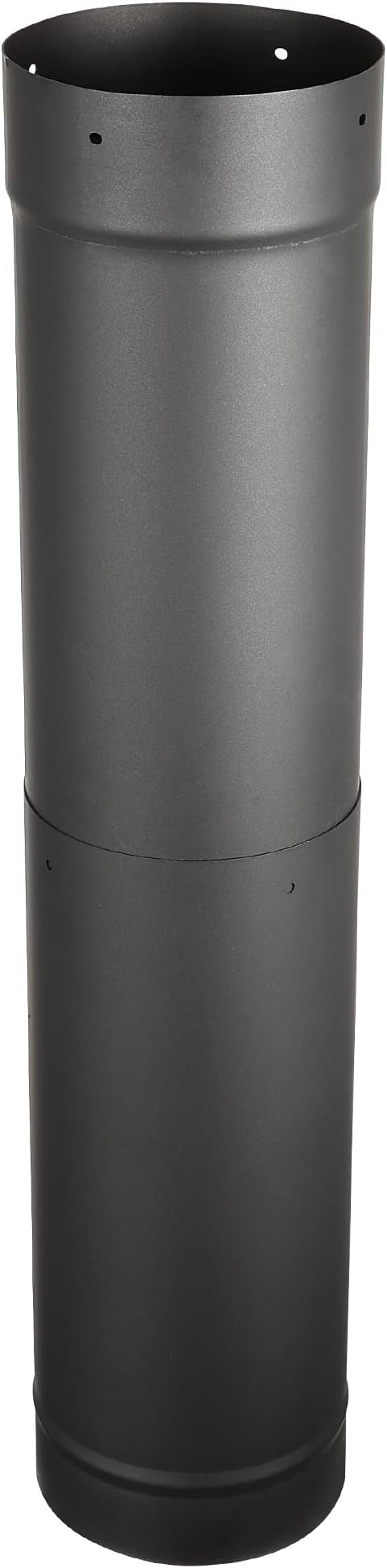 UNITED STATES HDW BM0113 8" x 24" Stove Pipe, Black - Industrial Pipe ...