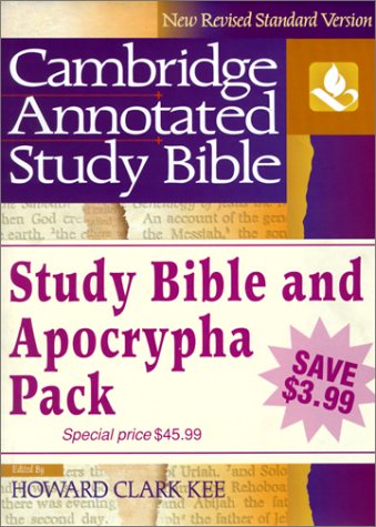 NRSV Cambridge Annotated Study Apocrypha Hardback Shrink-Wrapped Pack ...