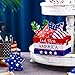 Amazon.com: Purpeak 5 Pcs Labour Day Tiered Tray Decor Labour Mini ...